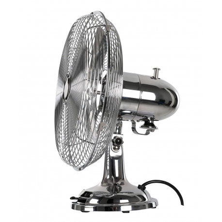 Tradition Chrome Retro table fan by Casafan - Anemis