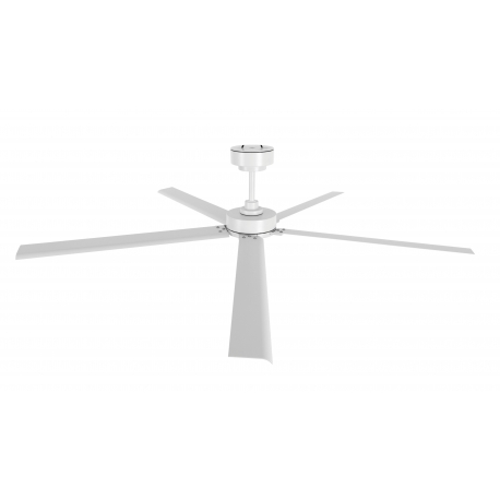 Monza Outdoor White ceiling fan with DC motor by Beacon - Anemis