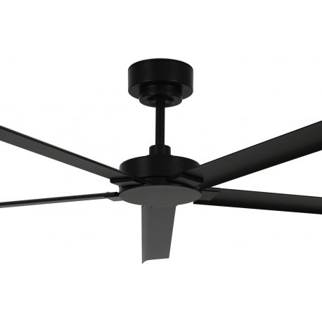 Monza Outdoor Black ceiling fan with DC motor by Beacon - Anemis