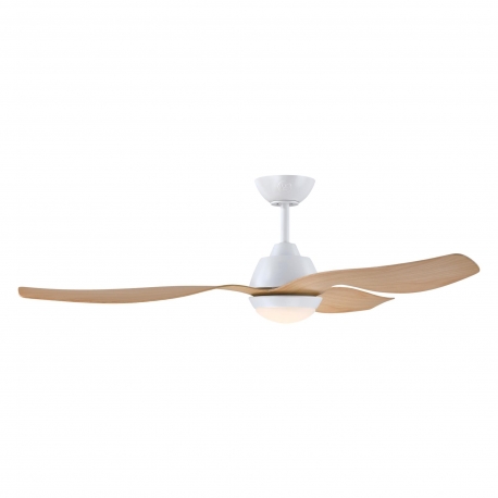 Magnolia White with DC motor and LED light by Westinghouse - Anemis